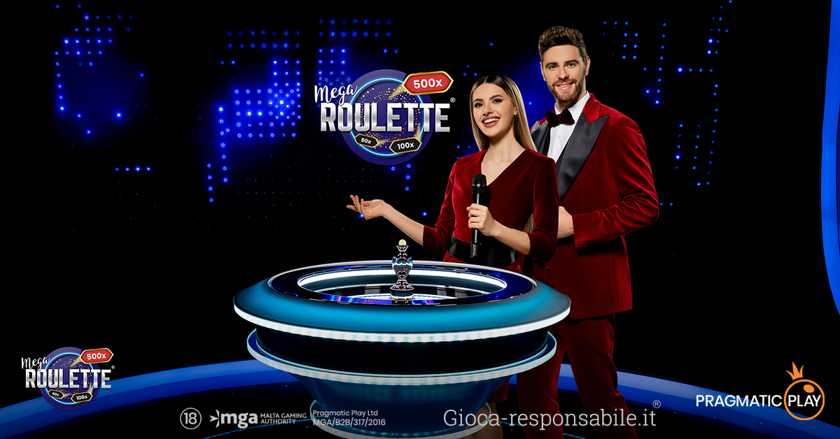 Mega Roulette, lancio esclusivo del nuovo titolo Pragmatic Play