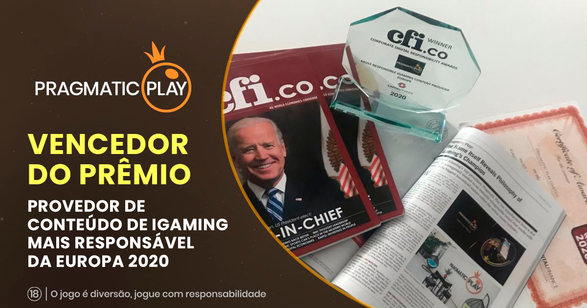 Pragmatic Play recebe prêmio pela prestigiosa Revista CFI
