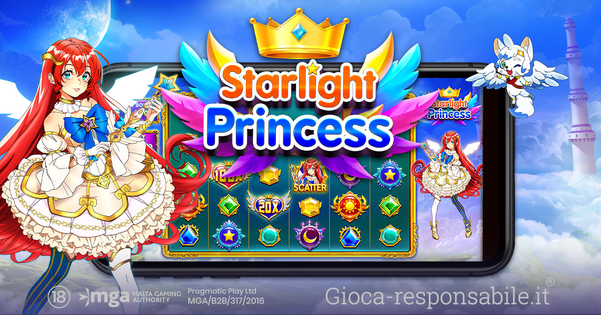 Pragmatic Play propone slot regale con Starlight Princess