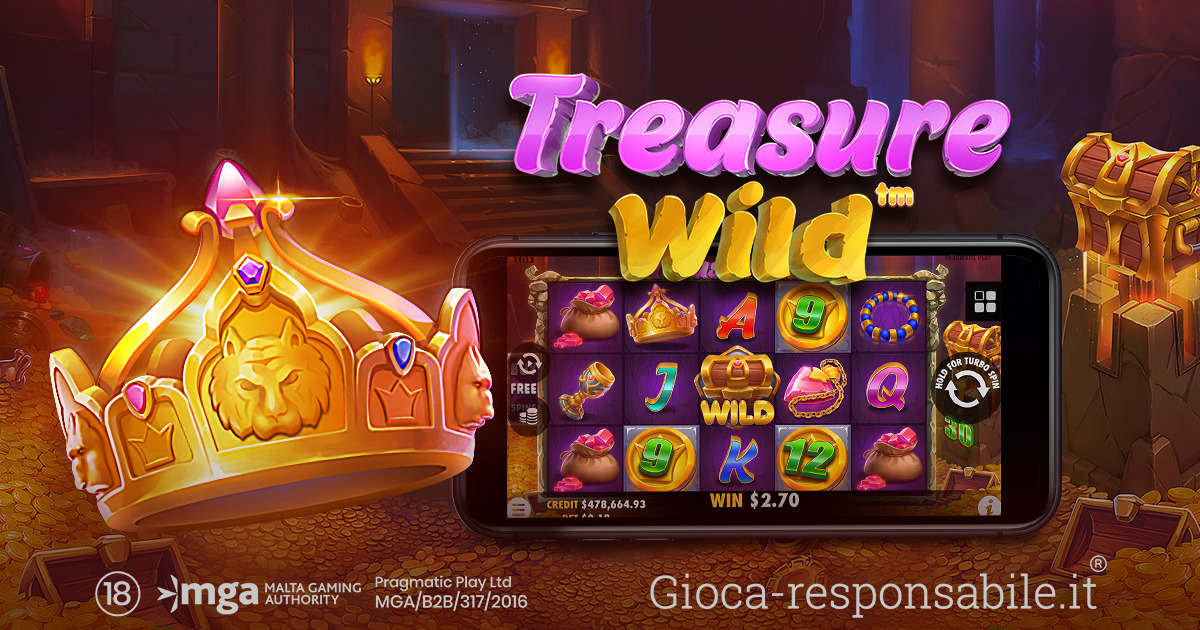 Pragmatic Play parte all'avventura con la slot Treasure Wild