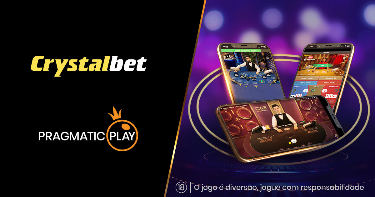 A Pragmatic Play leva o seu Cassino ao Vivo à Crystalbet