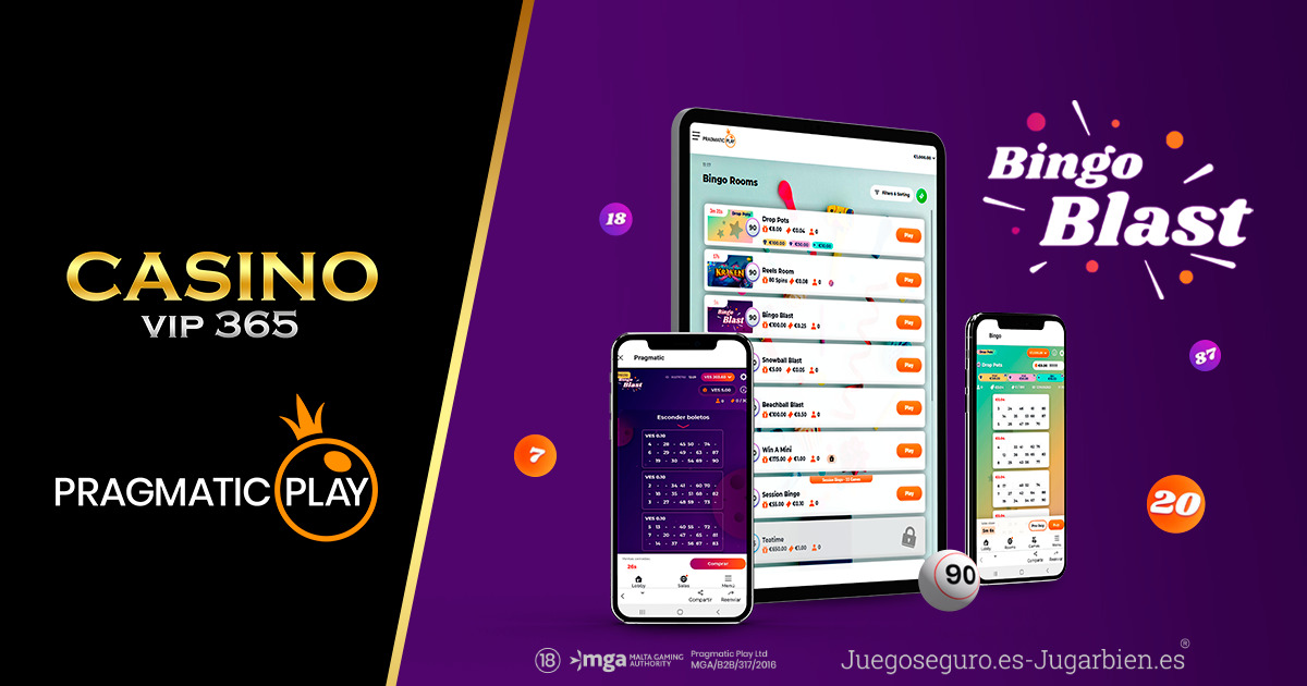 El Bingo de Pragmatic Play está disponible en Casino VIP 365