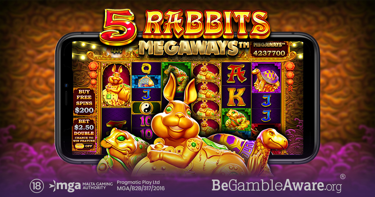 Pragmatic Play đánh dấu năm con thỏ trong 5 Rabbit Megaways™