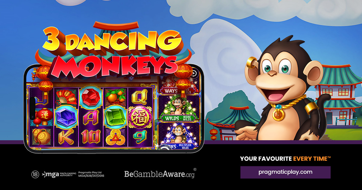 Pragmatic Play phát hành slot game 3 Dancing Monkeys™