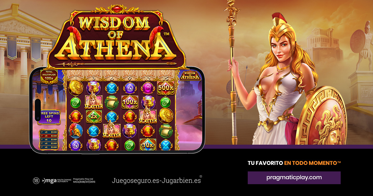 Pragmatic Play invoca el poder de los dioses en Wisdom of Athena