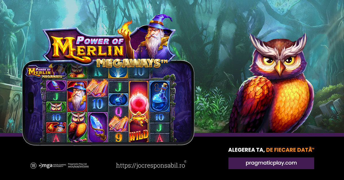 Pragmatic Play Aruncă Vraji în Slotul Power of Merlin Megaways