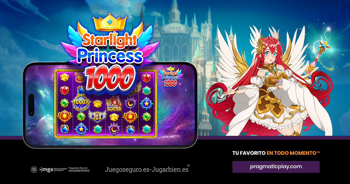 Pragmatic Play presenta la tragamonedas Starlight Princess 1000
