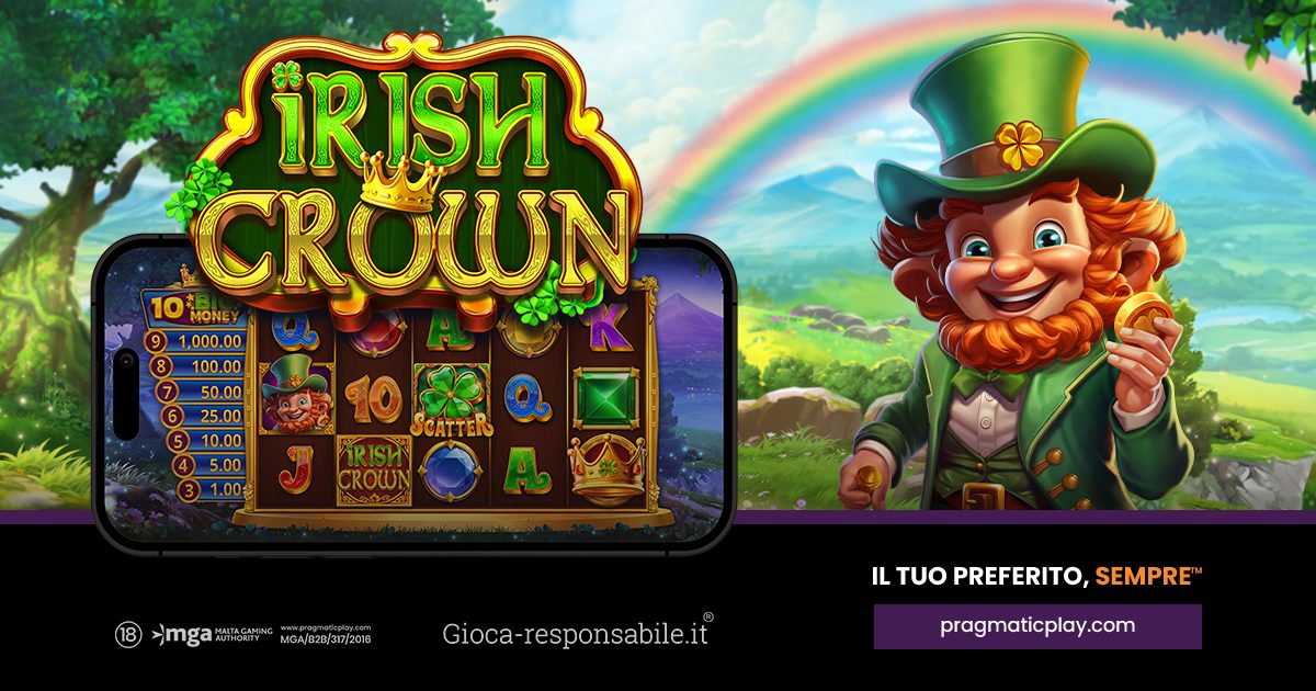 Pragmatic Play svela simboli misteriosi nella slot Irish Crown